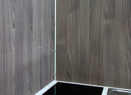 ASSEMBLY 7 - ADDING THE BACK PANEL - Mini Kitchen