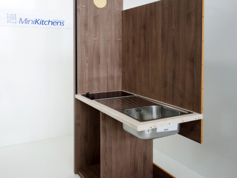 ASSEMBLY 7 - ADDING THE BACK PANEL - Mini Kitchen