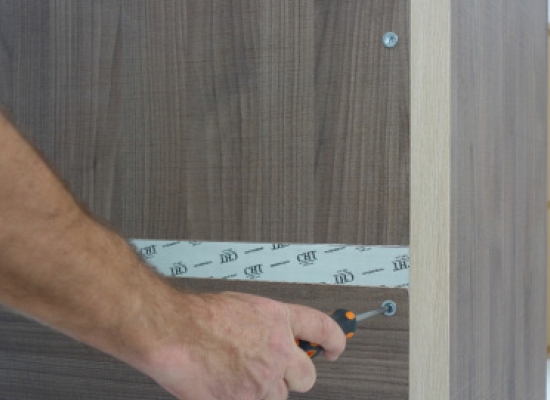 ASSEMBLY 7 - ADDING THE BACK PANEL - Mini Kitchen